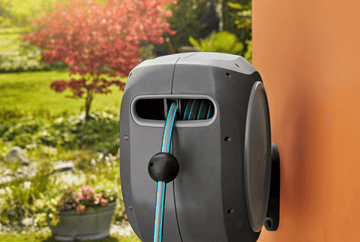 GARDENA 100 Foot Wall Mounted Reel gray – Gardena