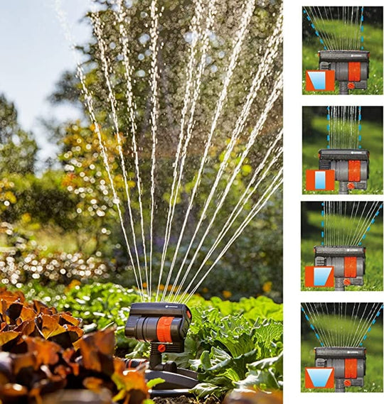 ZoomMaxx Oscillating Sprinkler Mechanical Timer 2300 Sq. Ft. Coverage ...